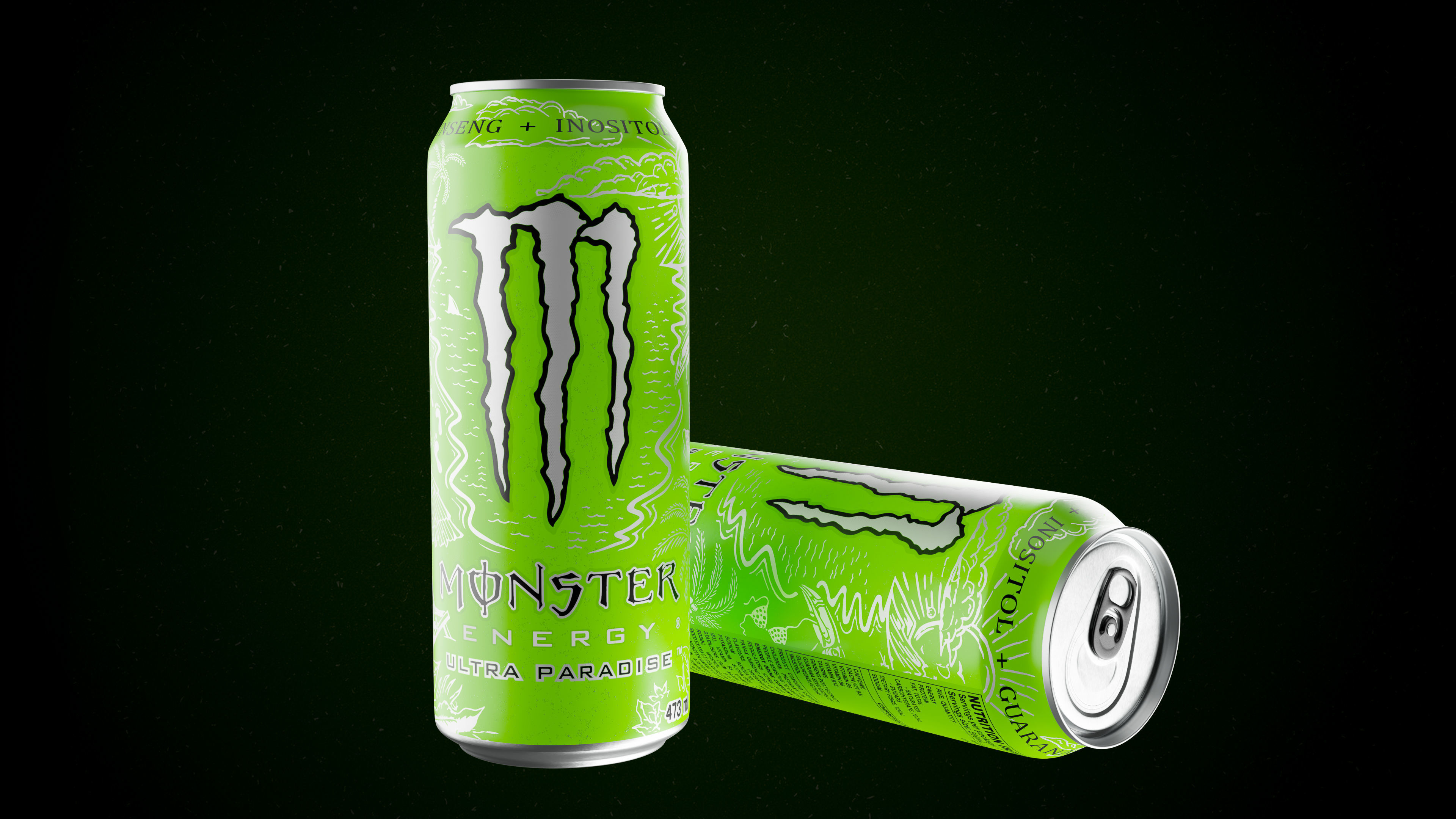 Monster energy Ultra Paradise 3D Model PBR 3D model 3D model | CGTrader