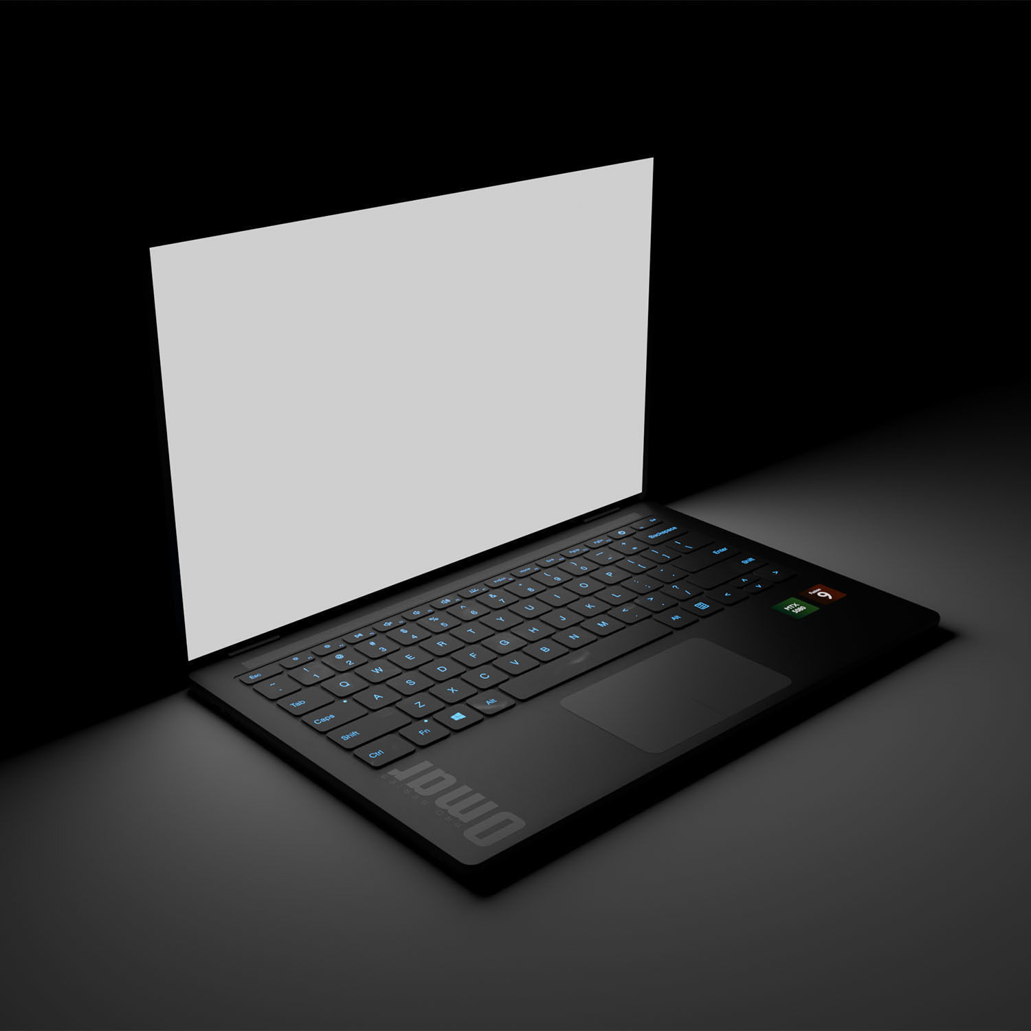 Laptop 3D free model Computer 3d elite look notebook 3d 3D model | CGTrader