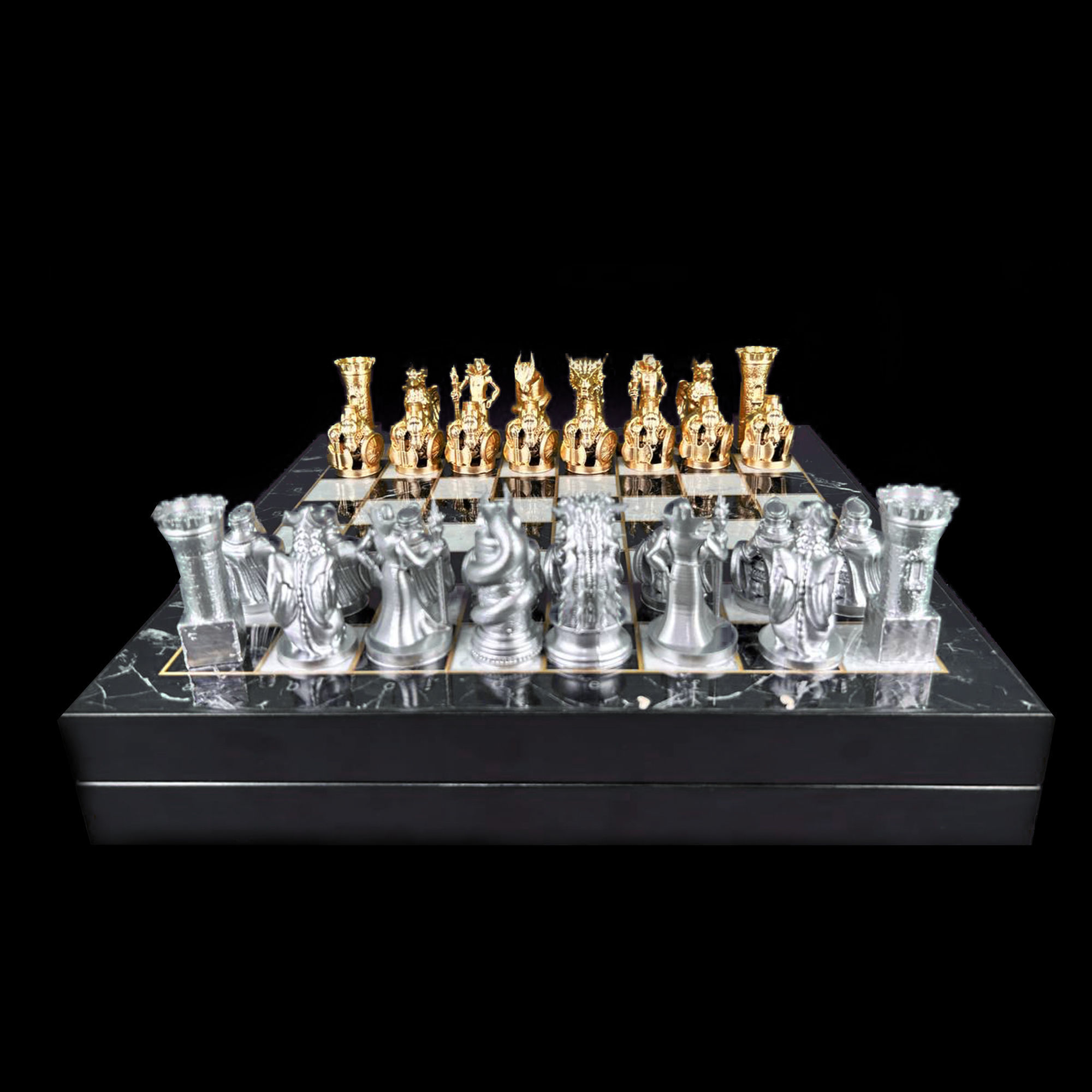 Dragon Figures Chess Set - VIP COLLECTION 3D model 3D printable | CGTrader