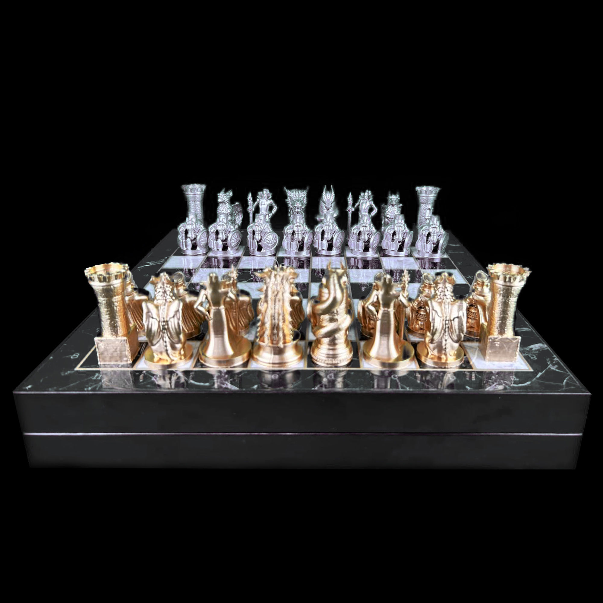 Dragon Figures Chess Set - VIP COLLECTION 3D model 3D printable | CGTrader