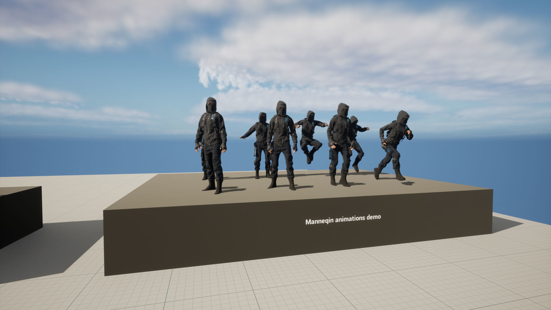 3D model Cyberpunk Hacker Game Ready Character Model VR / AR / low-poly ...