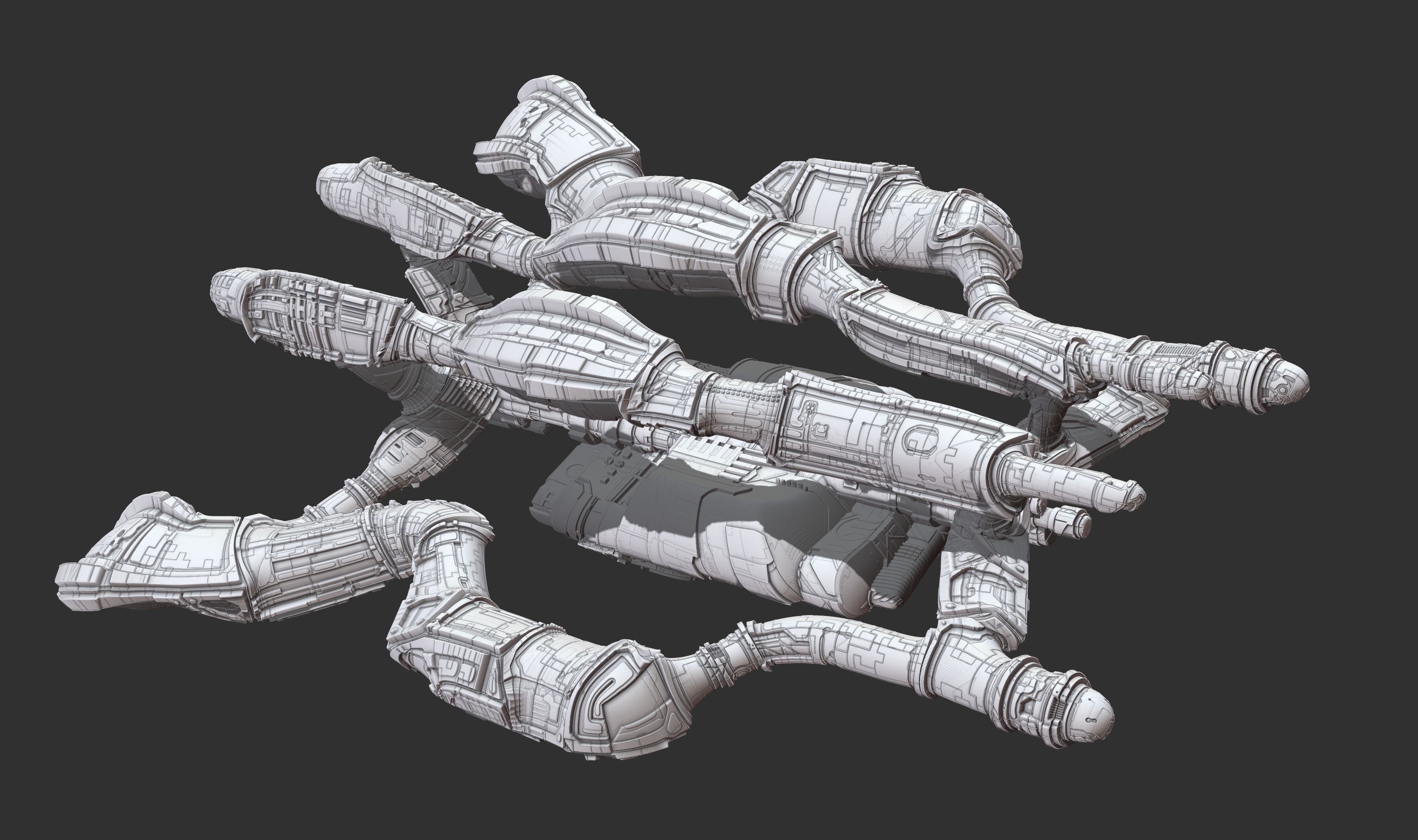 space equipment node 00192 3D model | CGTrader