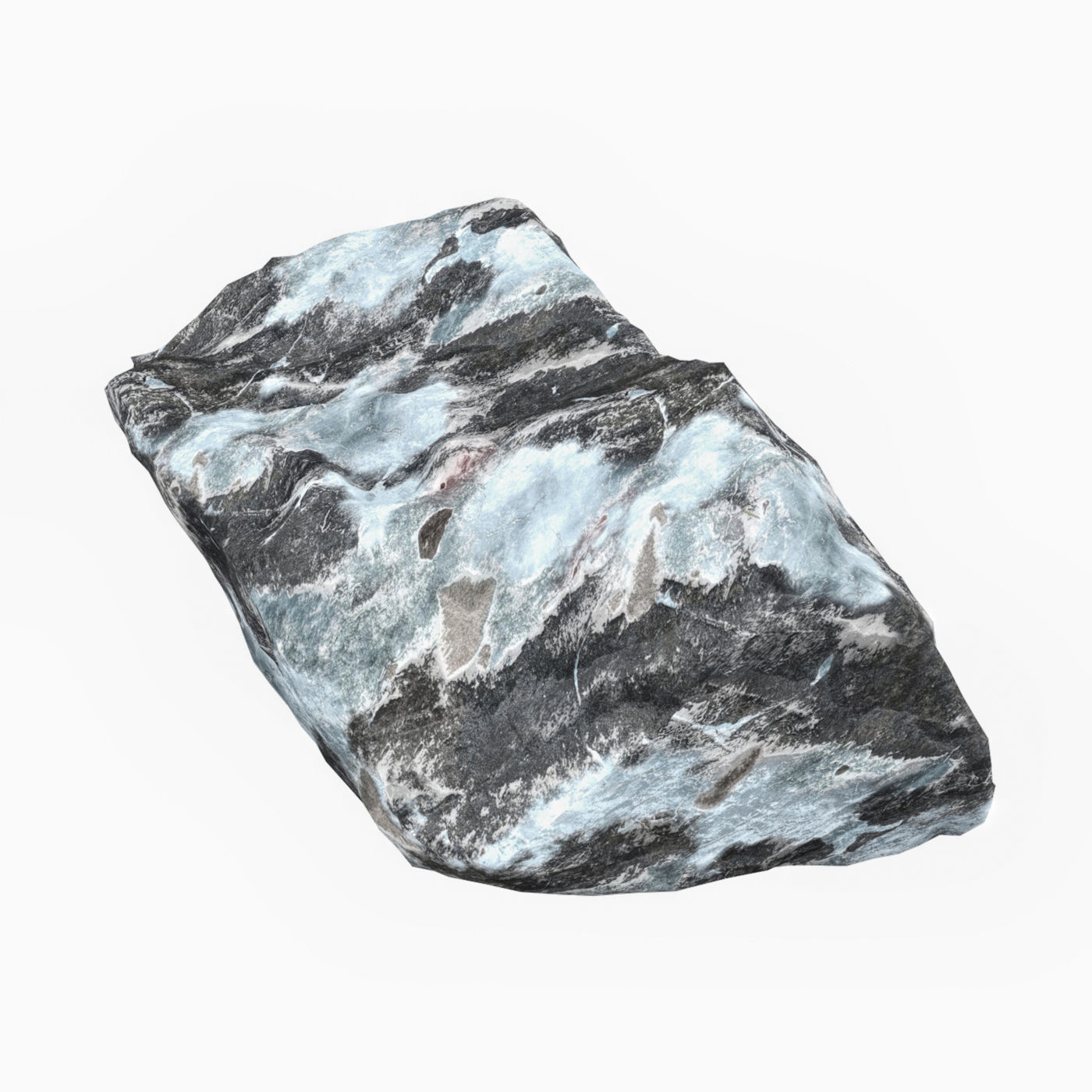 3D model Snow Stone 02 VR / AR / low-poly | CGTrader