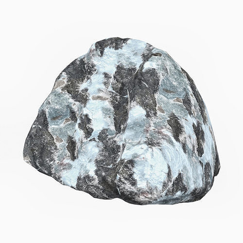 3D model Snow Stone 06 VR / AR / low-poly | CGTrader