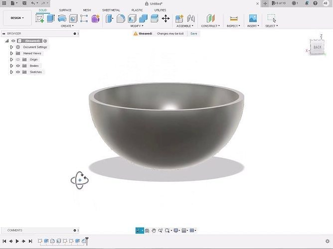 toilet circular basin 30cm 3D model | CGTrader
