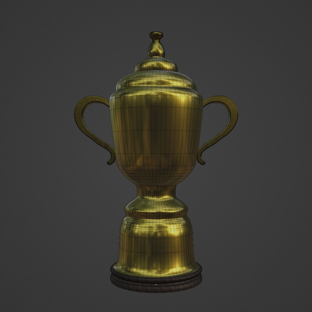 Gold Trophy Cup 3D model | CGTrader