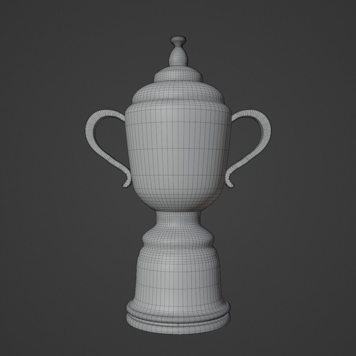 Gold Trophy Cup 3D model | CGTrader
