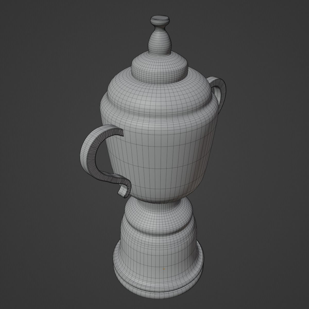 Gold Trophy Cup 3D model | CGTrader