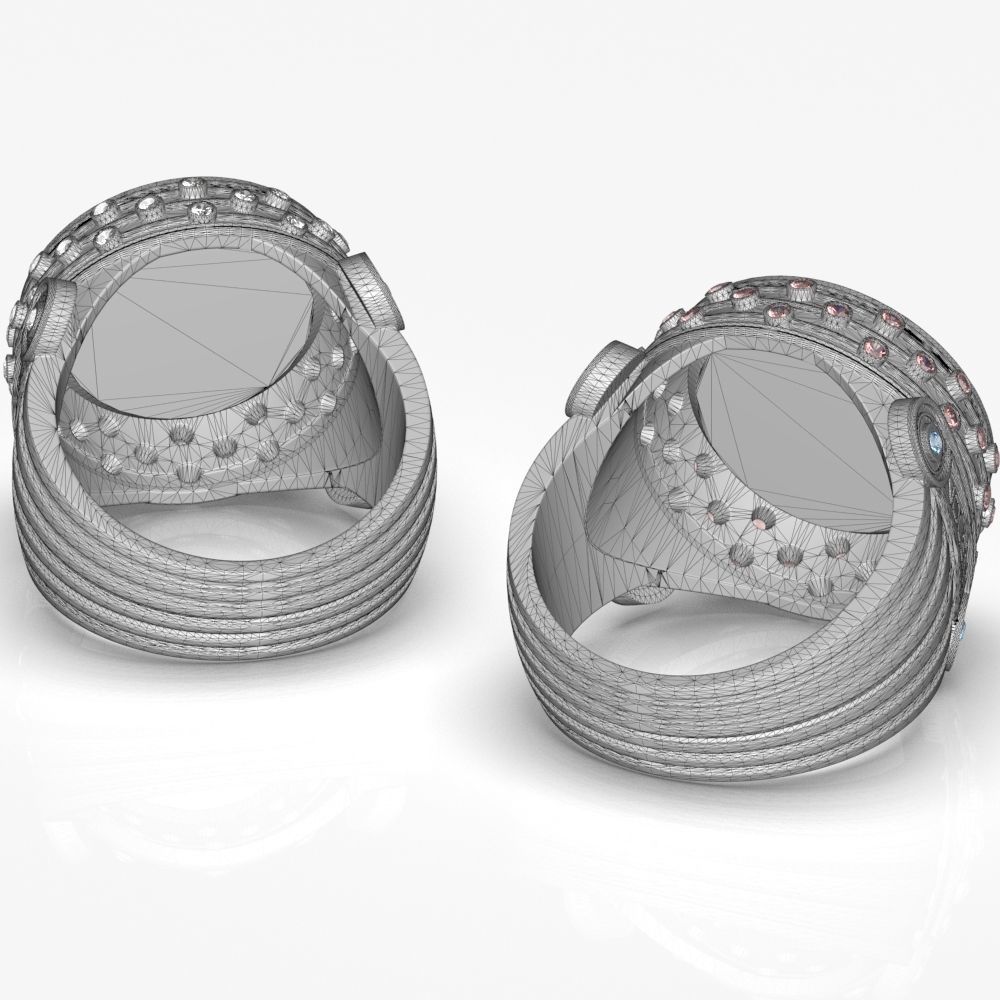 Mens ring Ukraine 3D model 3D printable | CGTrader