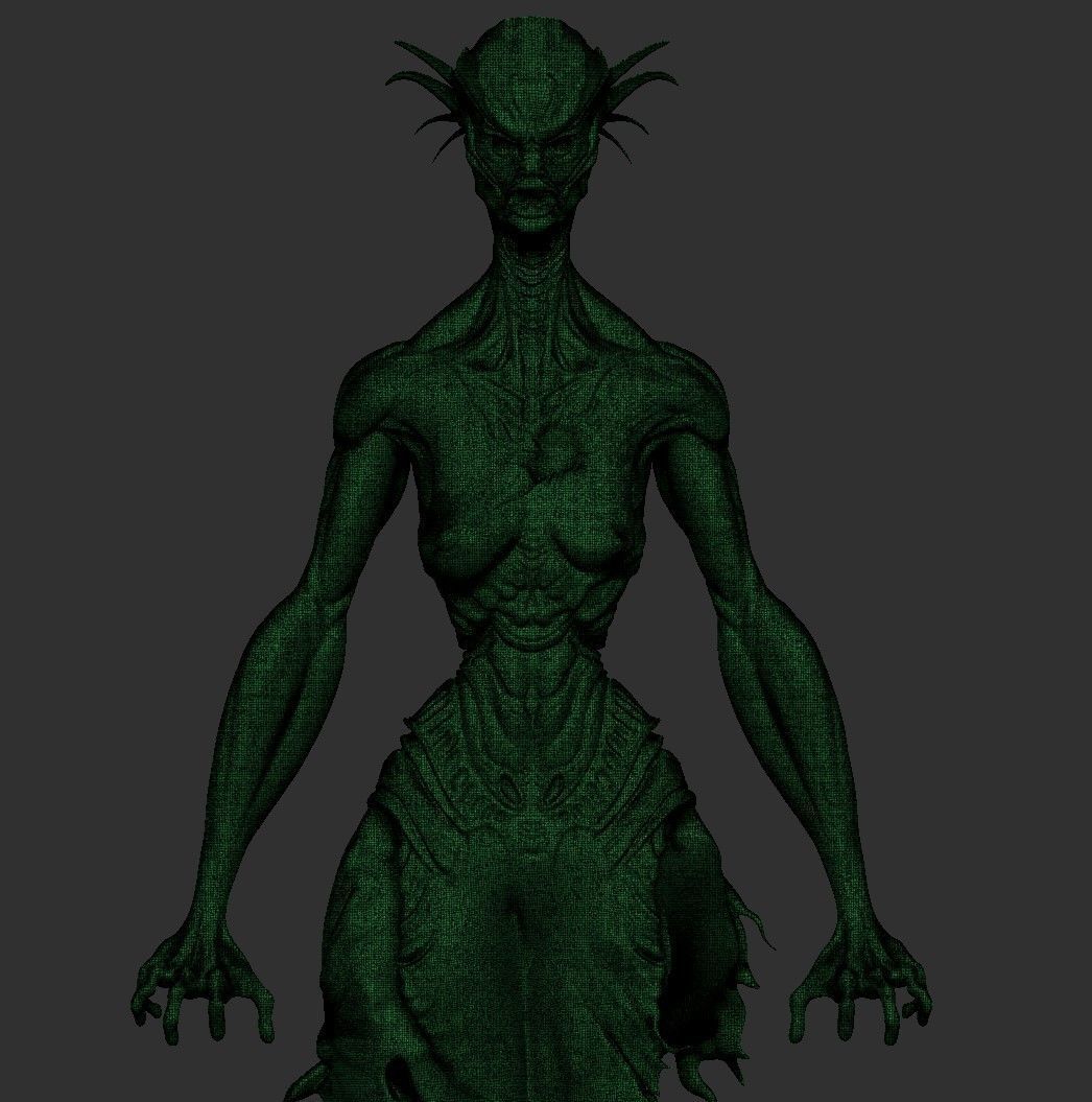 Mermaid Zbrush 3D model | CGTrader