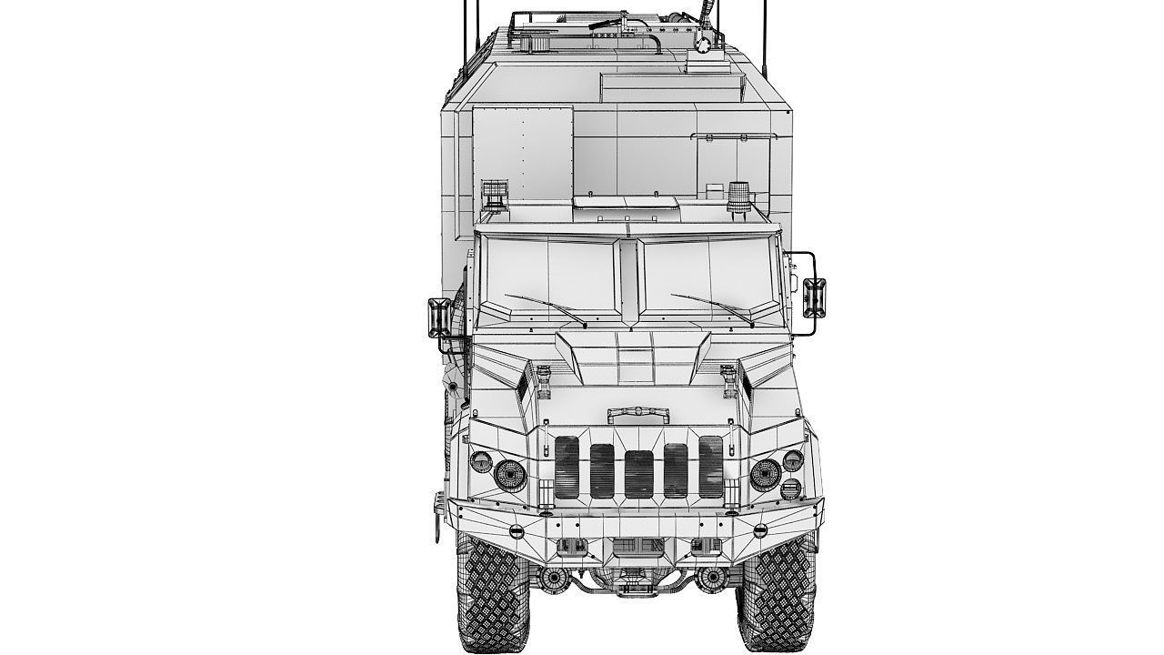 Command military vehicle 3D model rigged | CGTrader