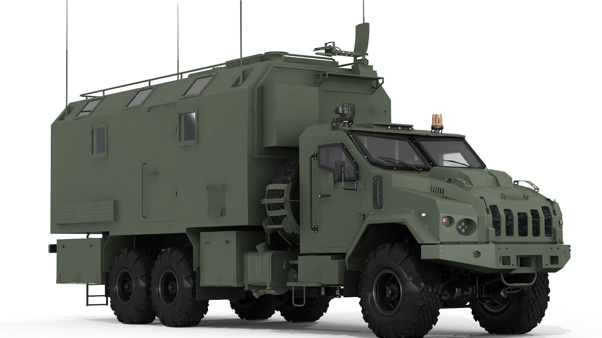 Command military vehicle 3D model rigged | CGTrader
