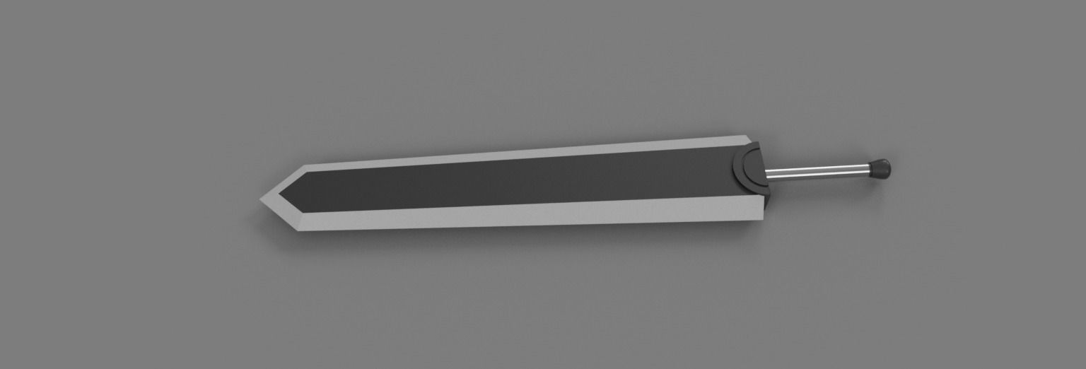 Guts sword dragon slayer 3D model | CGTrader