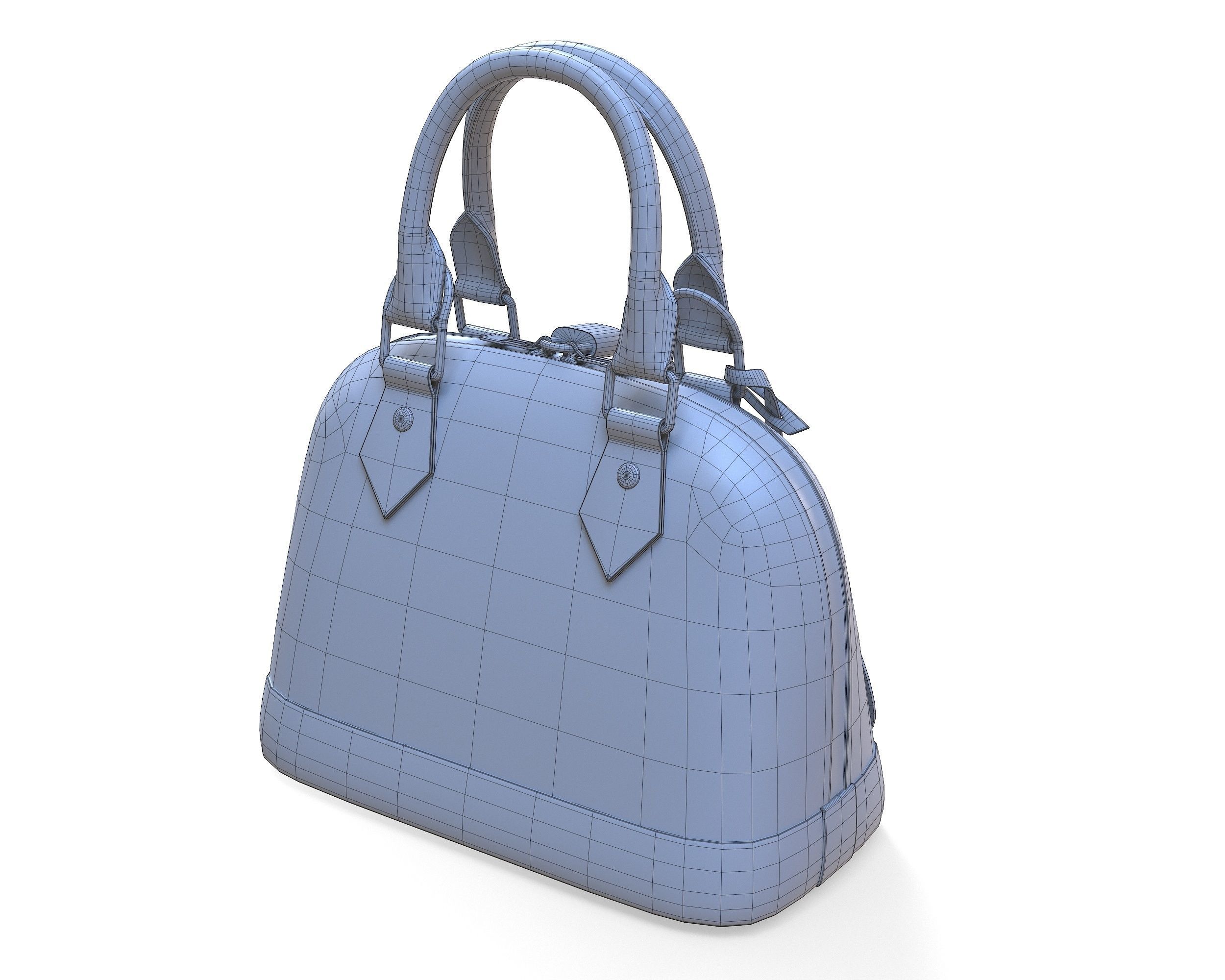 3D model Louis Vuitton Alma Bags Yayoi Kusama VR / AR / low-poly | CGTrader