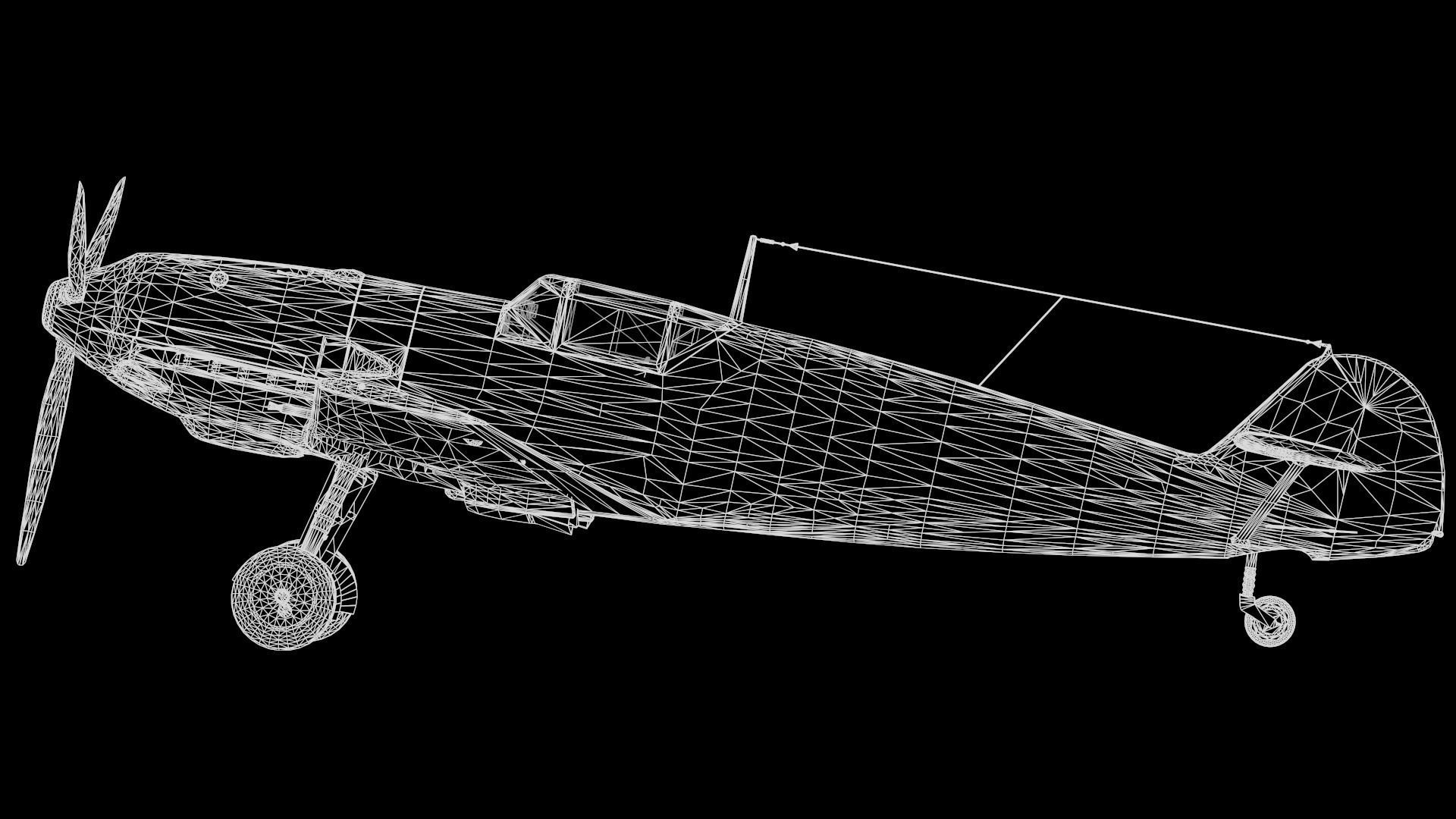 Messerschmitt Bf 109 3D model | CGTrader