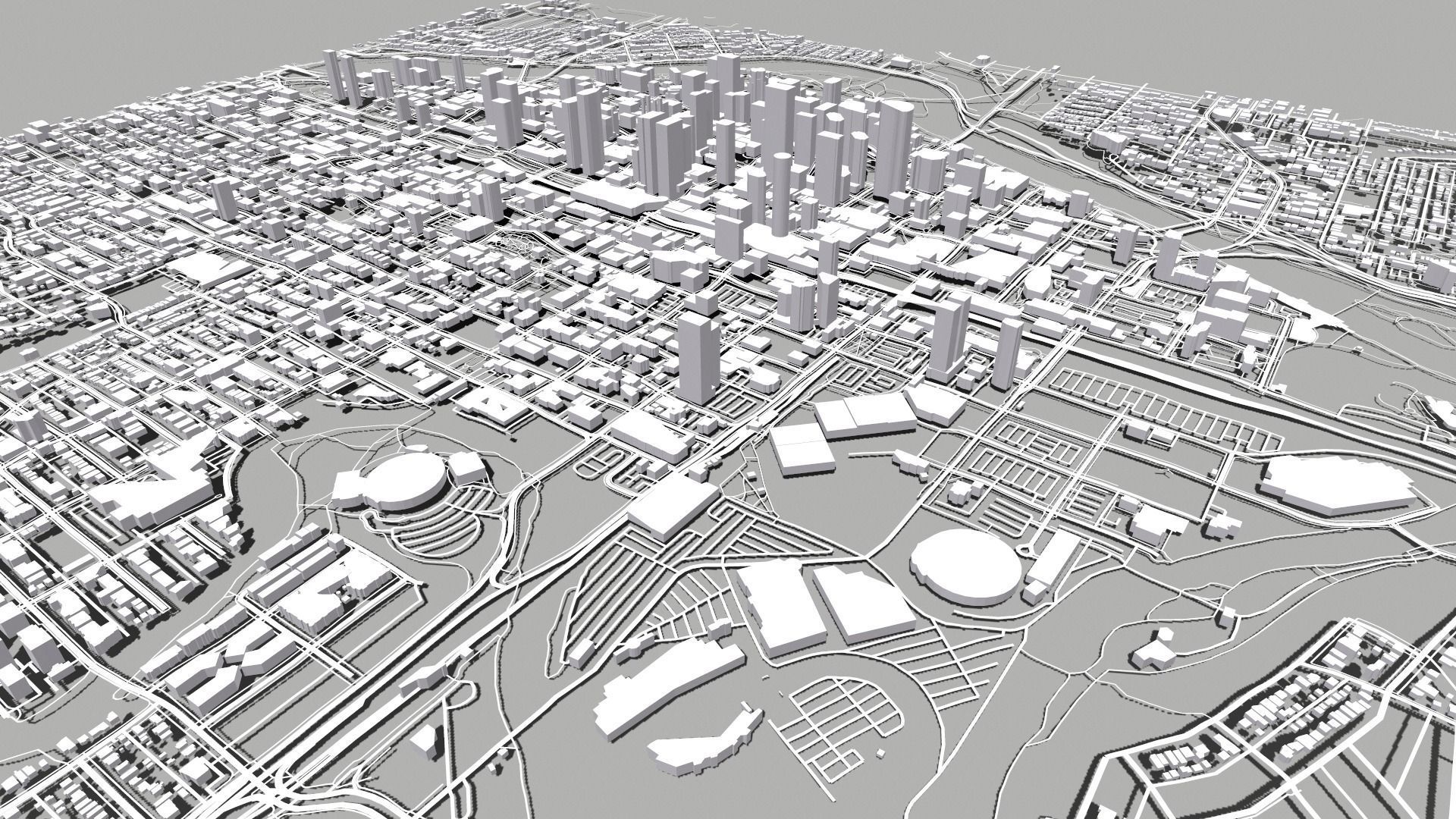 Cityscape Calgary Canada 3D model | CGTrader