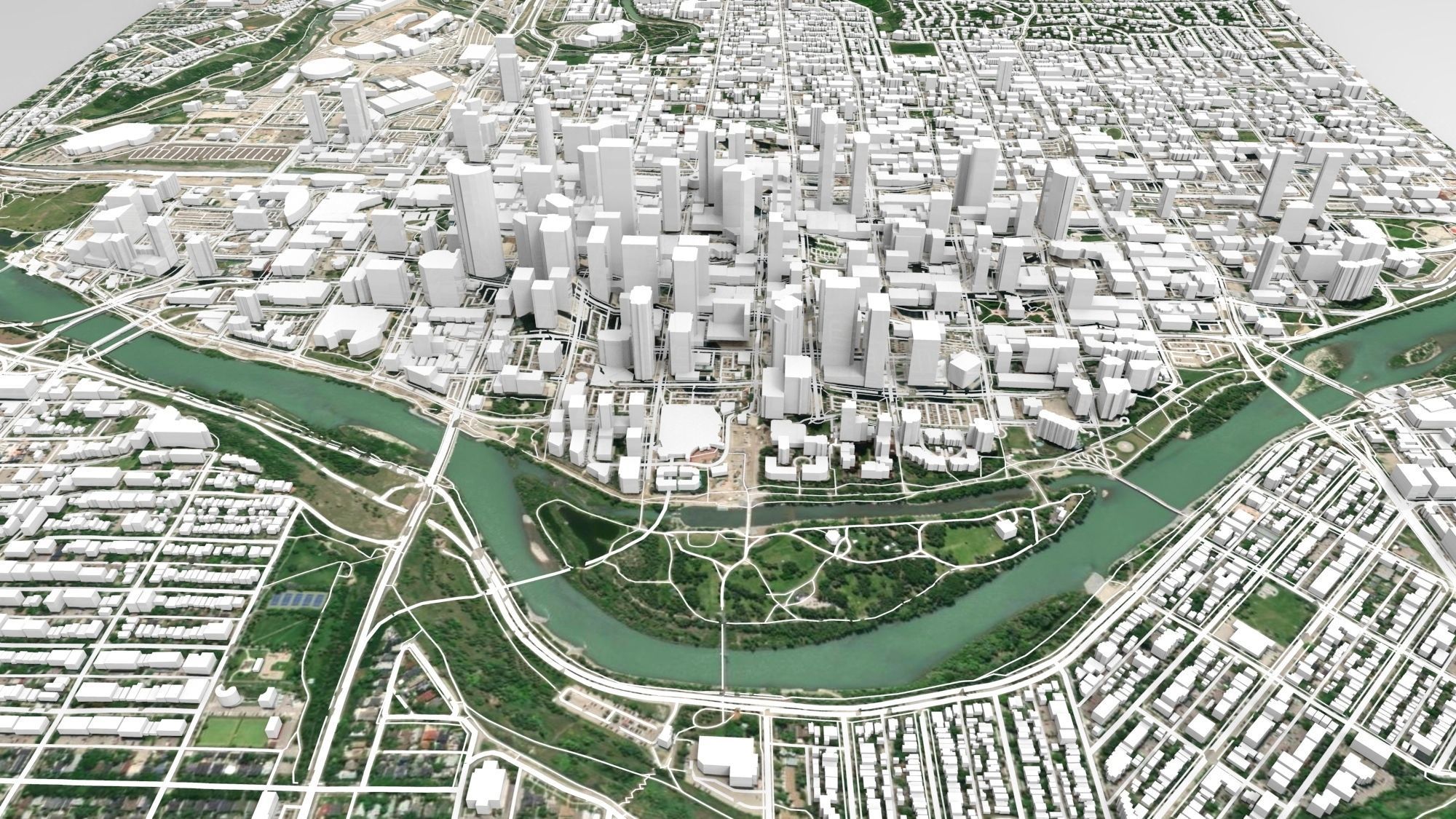 Cityscape Calgary Canada 3D model | CGTrader
