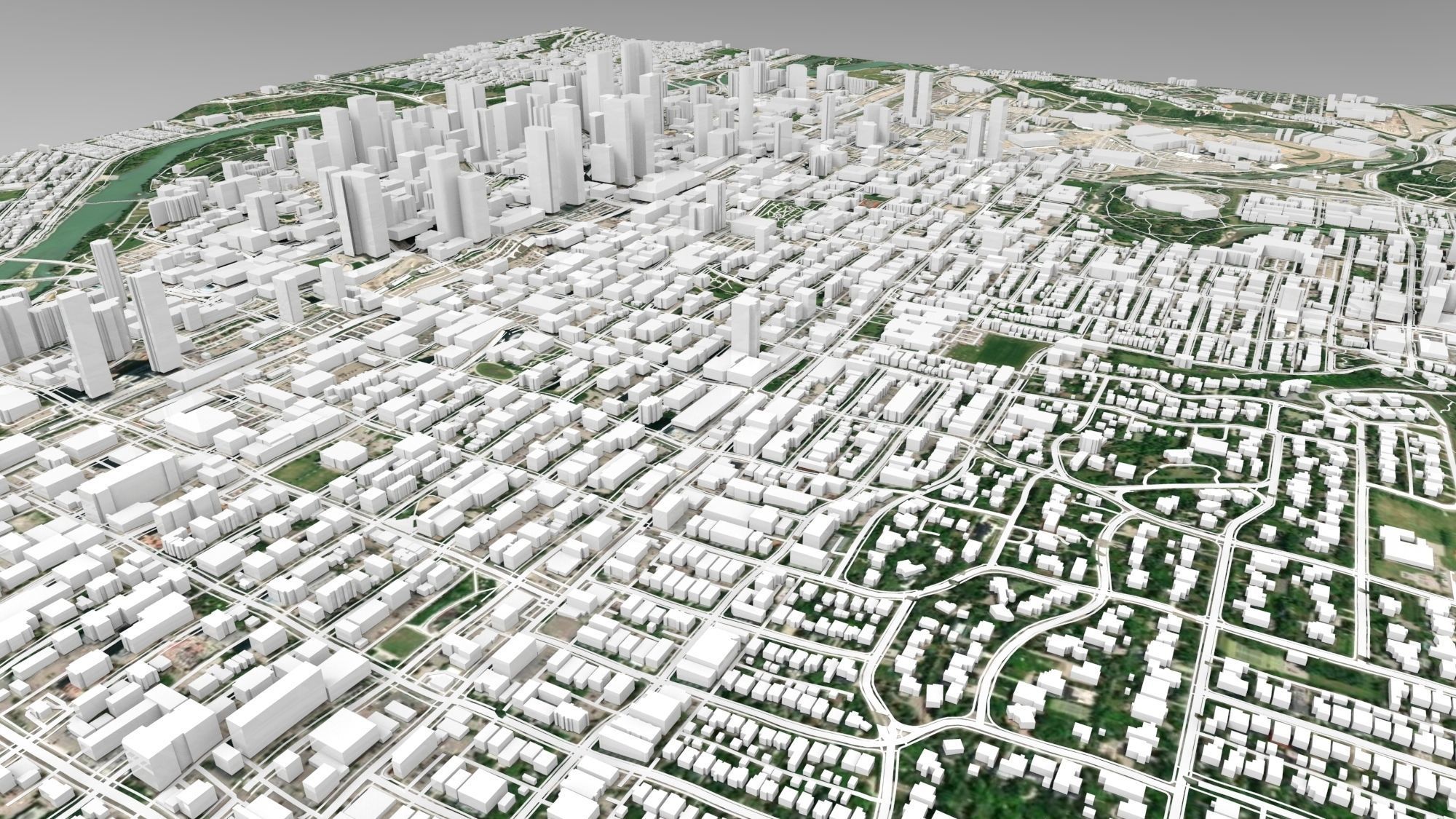Cityscape Calgary Canada 3D model | CGTrader