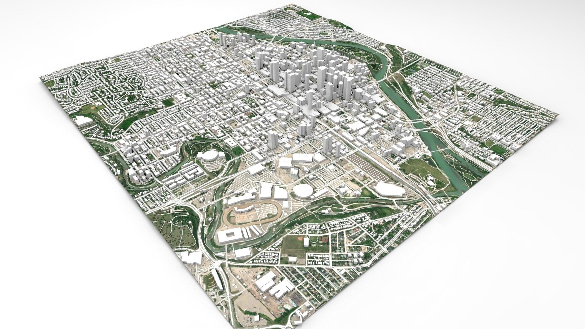 Cityscape Calgary Canada 3D model | CGTrader