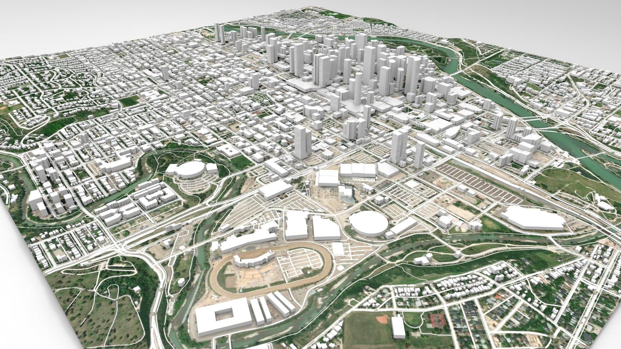 Cityscape Calgary Canada 3D model | CGTrader
