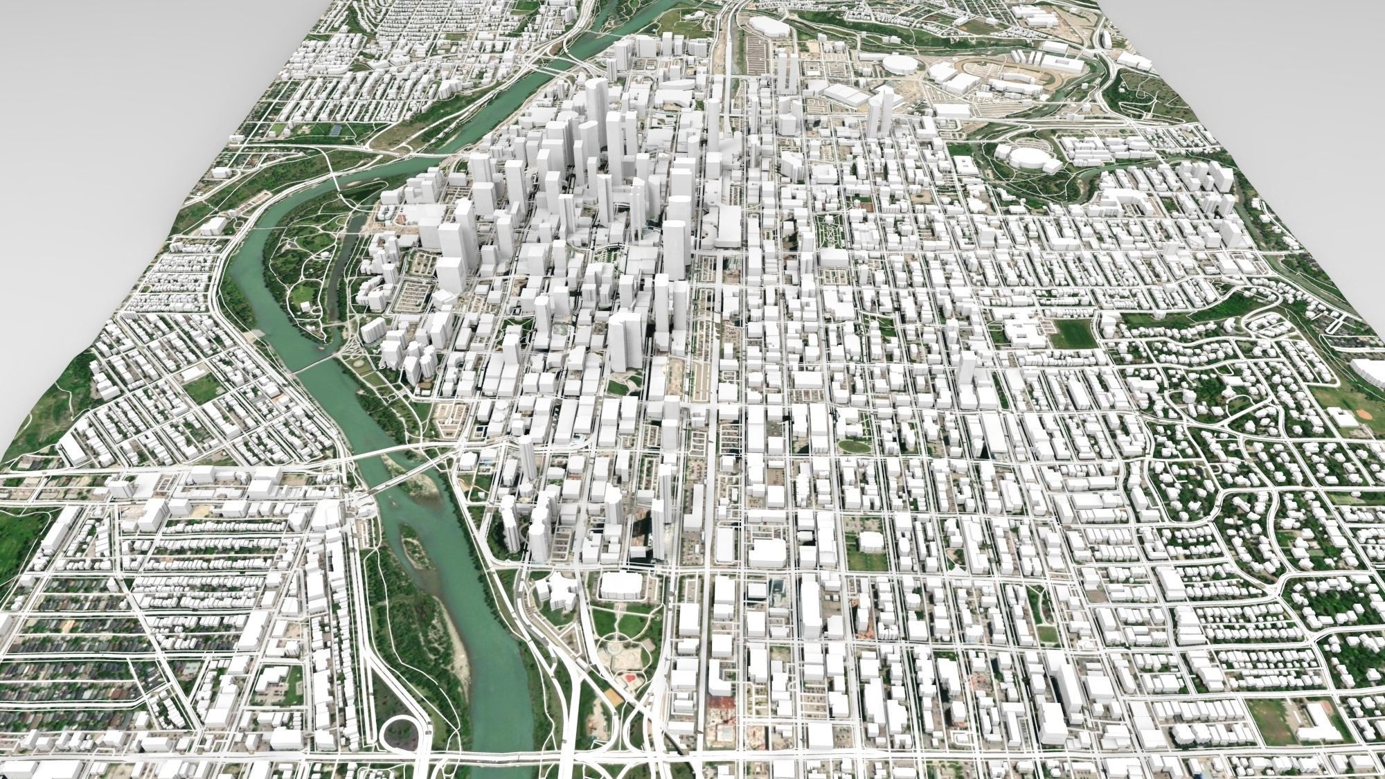 Cityscape Calgary Canada 3D model | CGTrader