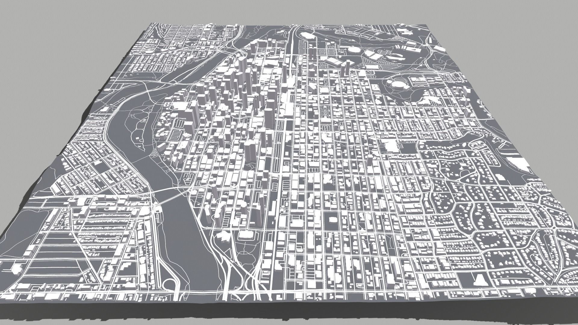Cityscape Calgary Canada 3D model | CGTrader