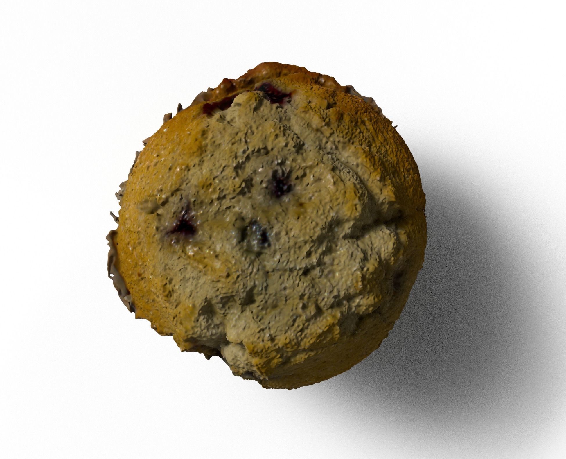 Blueberry Muffin free 3D model | CGTrader