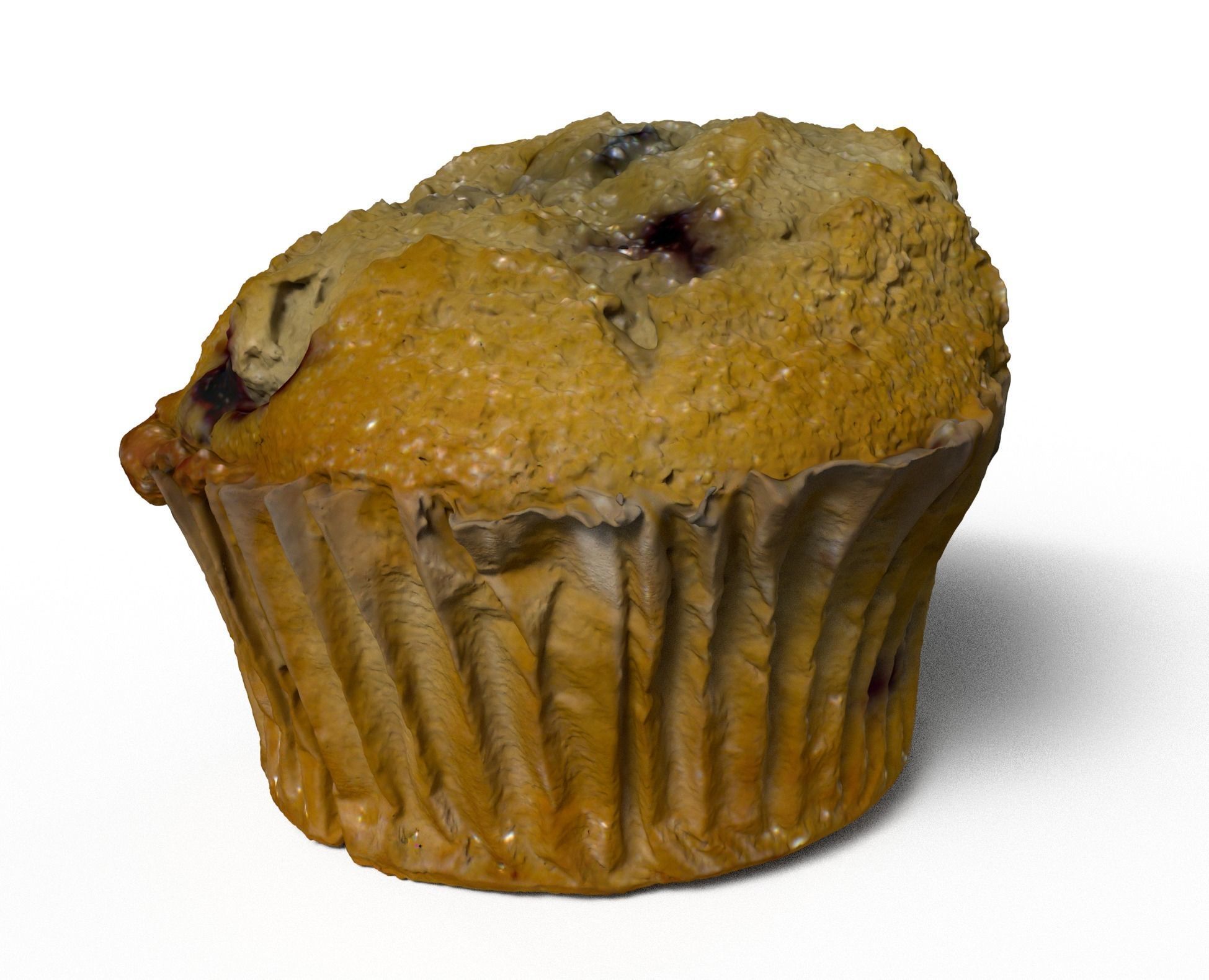 Blueberry Muffin free 3D model | CGTrader