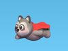 Super Raccoon 3D model 3D printable | CGTrader