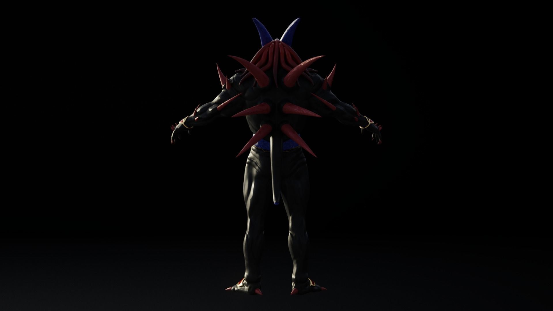 3D model Transcended Demon God Xeno Omega Shenron VR / AR / low-poly ...