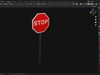 3D model Stop Sign 3D Model VR / AR / low-poly | CGTrader