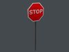 3D model Stop Sign 3D Model VR / AR / low-poly | CGTrader