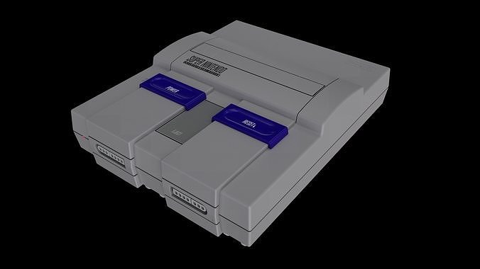 Super Nintendo 3D model | CGTrader