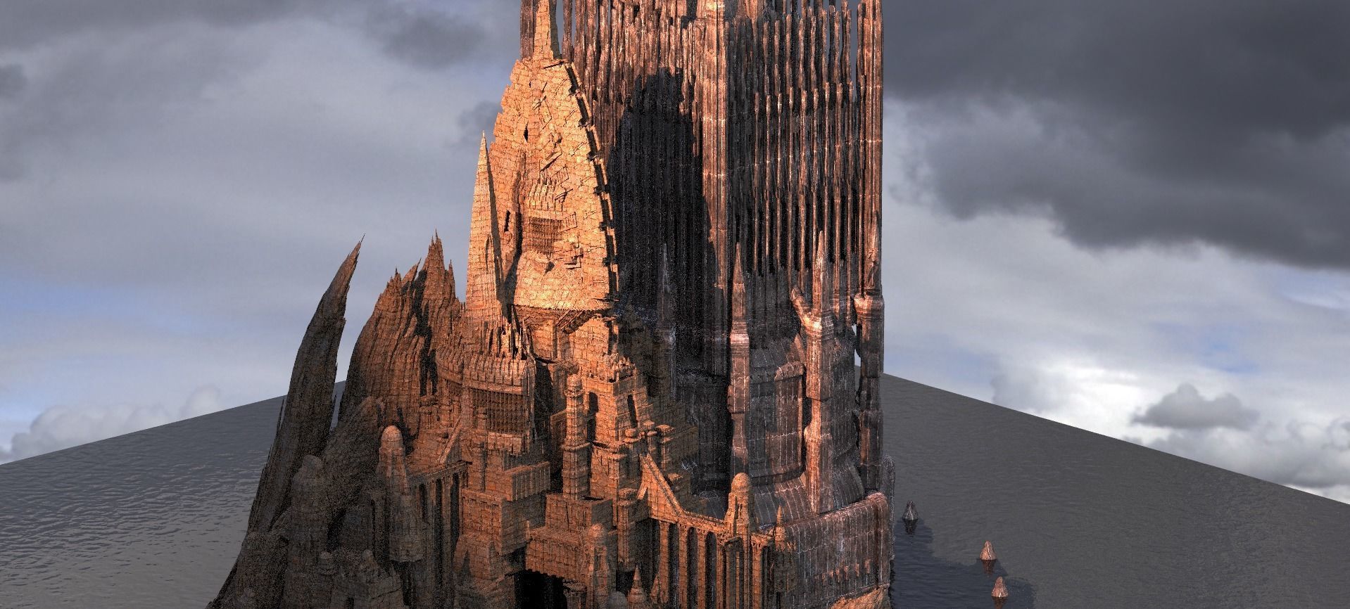 Conan Kings Barbarian Tower 2 3D model | CGTrader