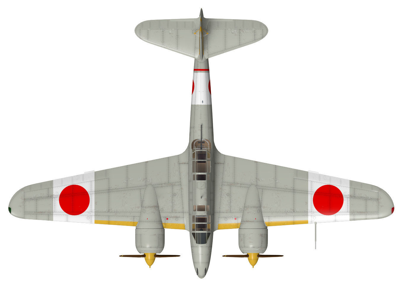 Kawasaki Ki45 Kai Toryu 3D model | CGTrader