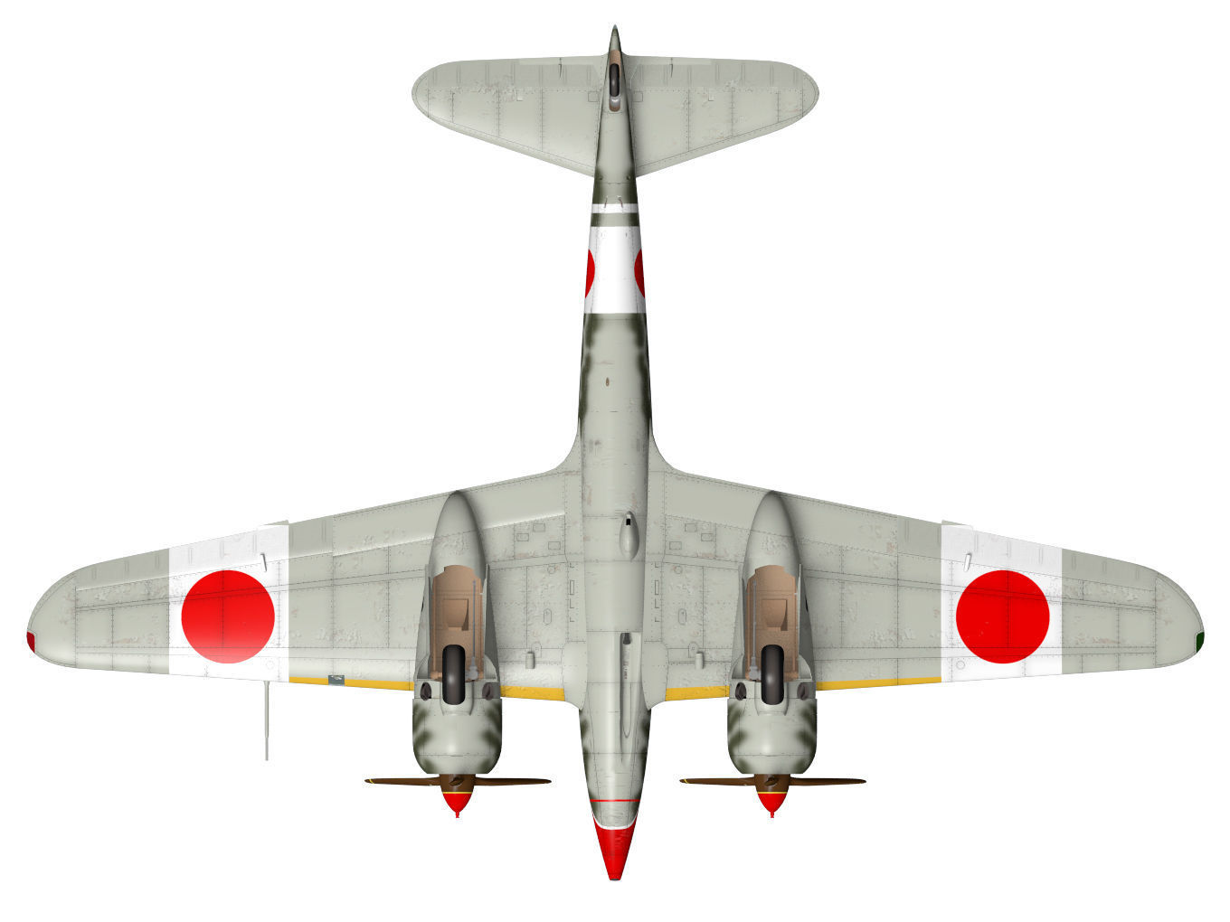 Kawasaki Ki-45 Kai Toryu 3D model | CGTrader