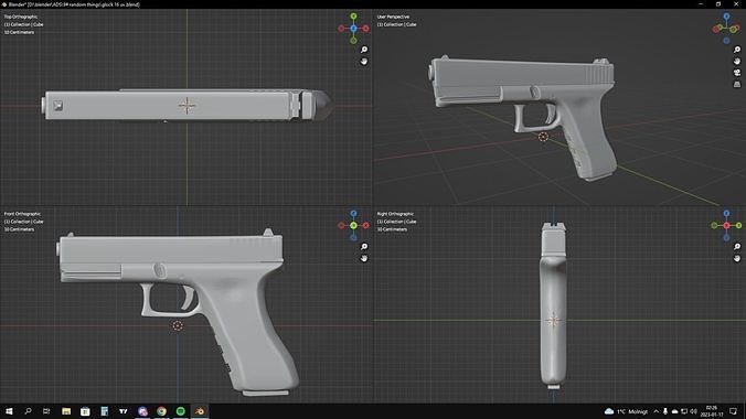 3D model Glock 17 VR / AR / low-poly | CGTrader