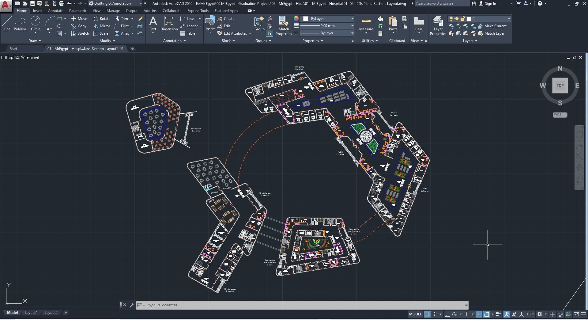 0063 - Medical Building - 2Ds Plans - 3Ds Files 3D model | CGTrader