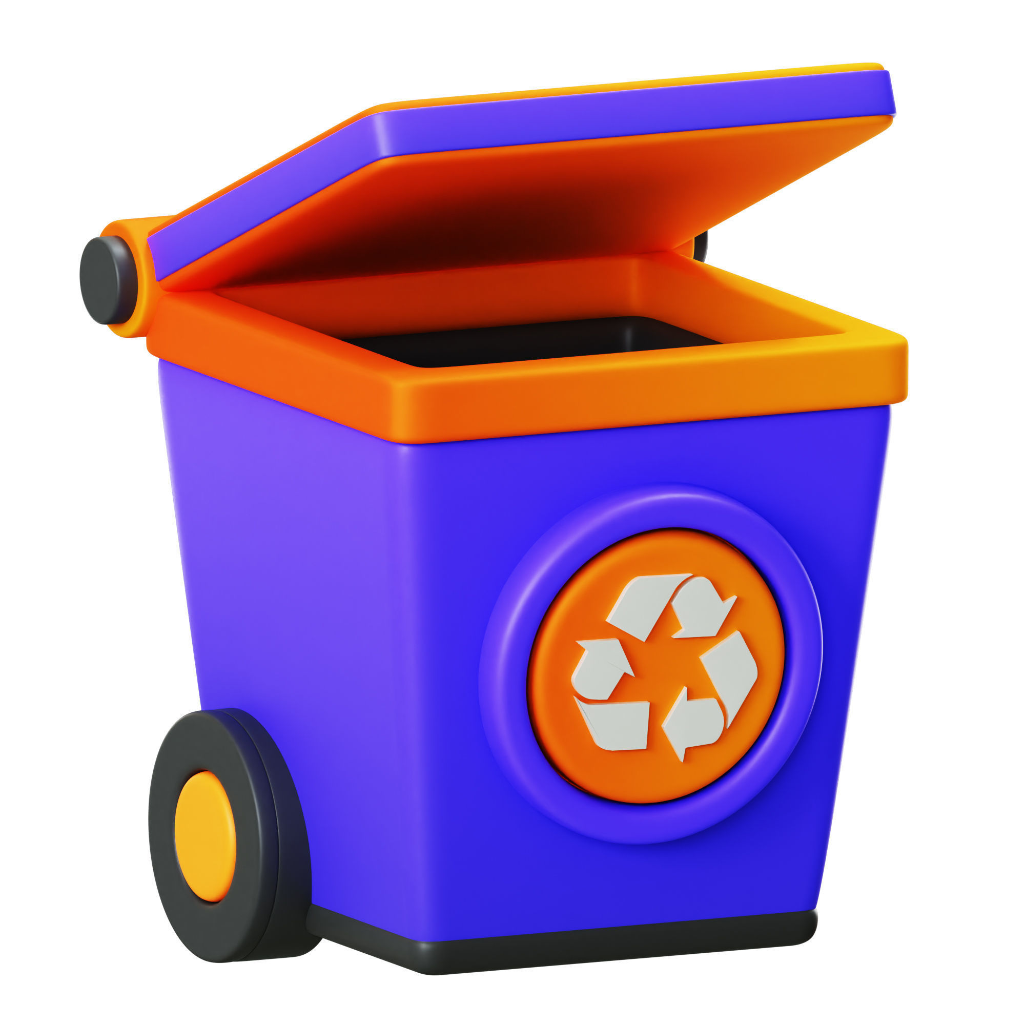 3D model Recycle Bin 3D Icon VR / AR / low-poly | CGTrader