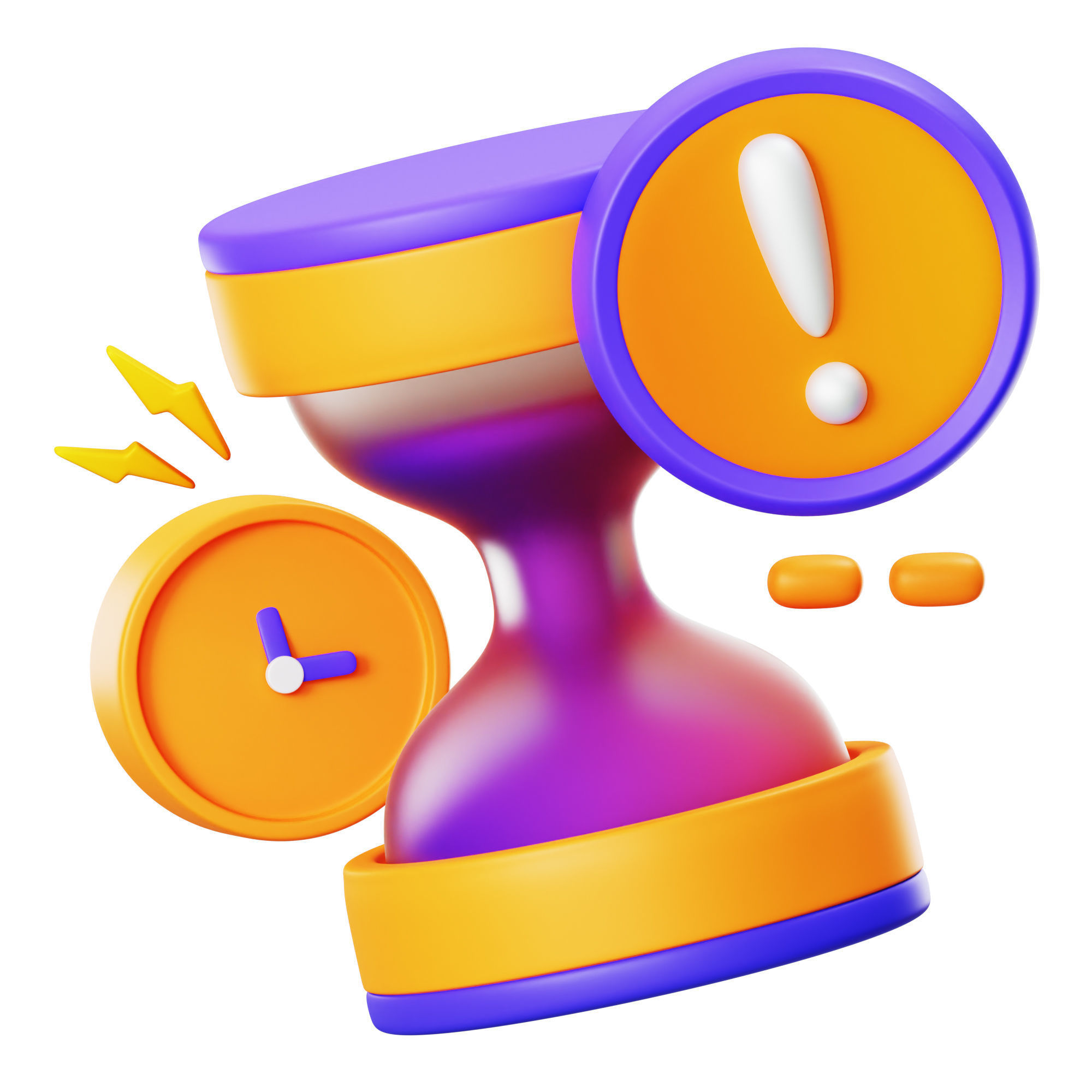 3D model Expired Time Warning 3D Icon VR / AR / low-poly | CGTrader