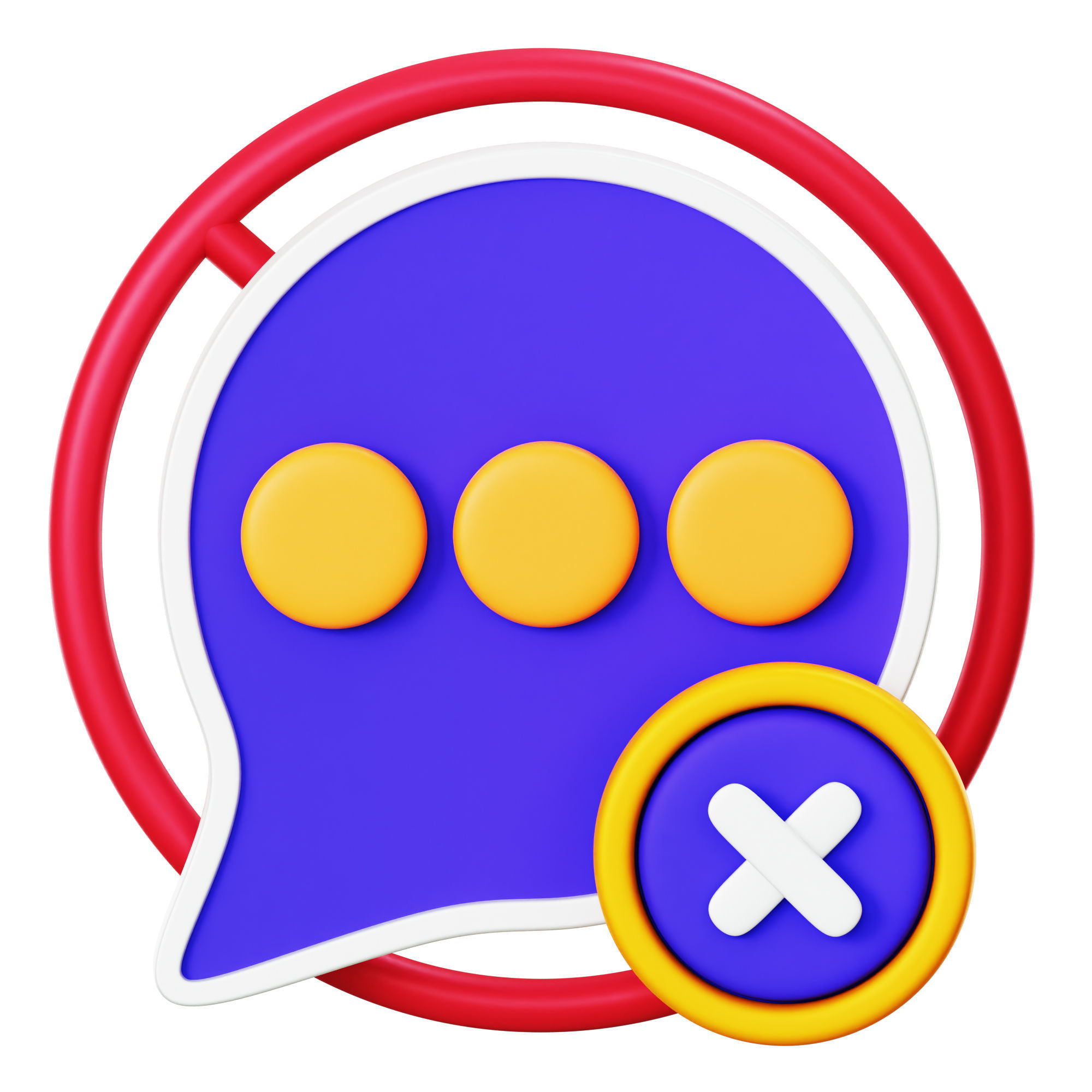 3D model No Comment 3D Icon VR / AR / low-poly | CGTrader