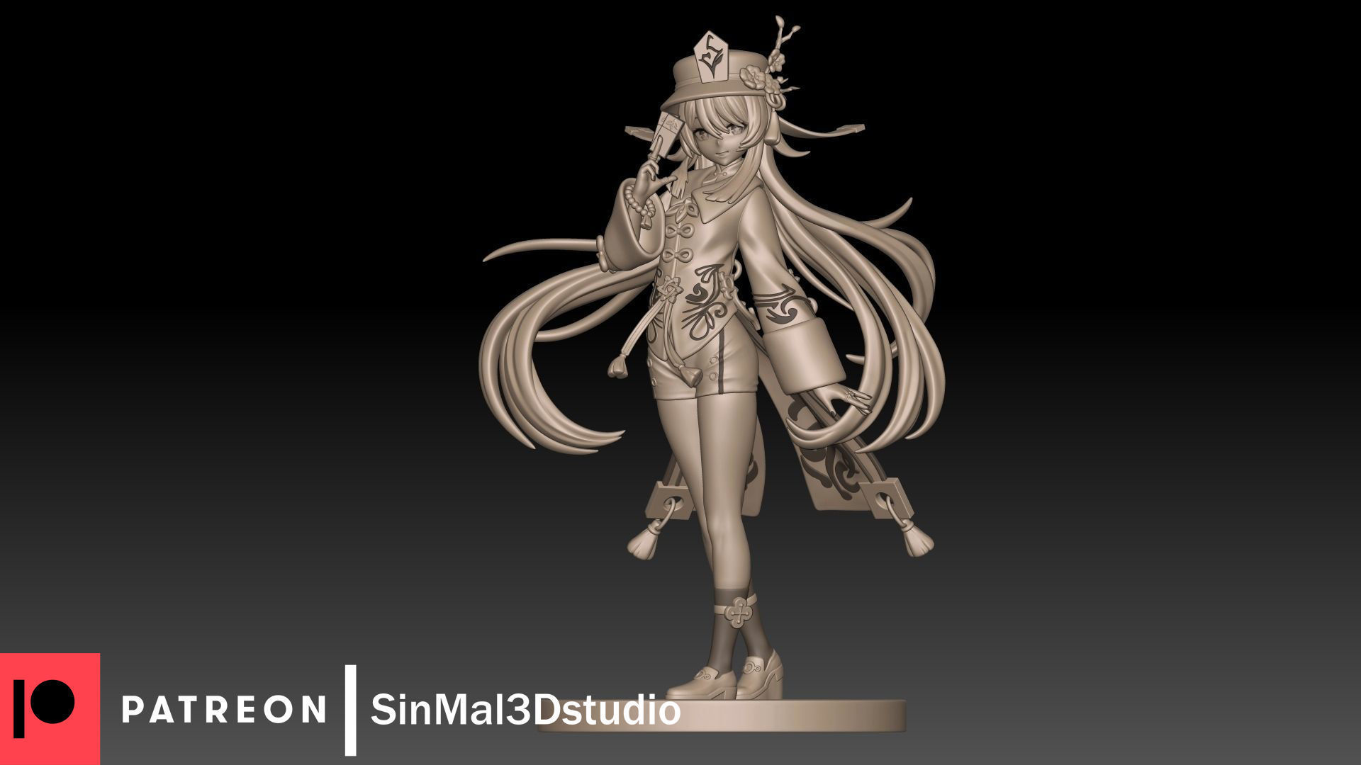 Genshin impact HuTao 3d print model 3D model 3D printable | CGTrader