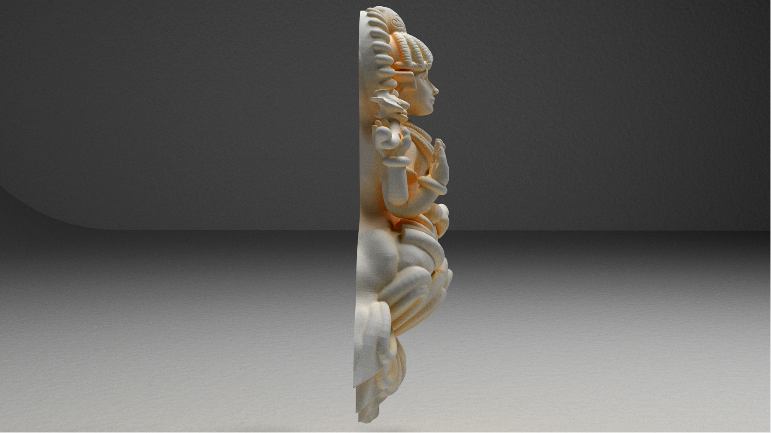 Goddess Murti Mata 3D model 3D printable | CGTrader