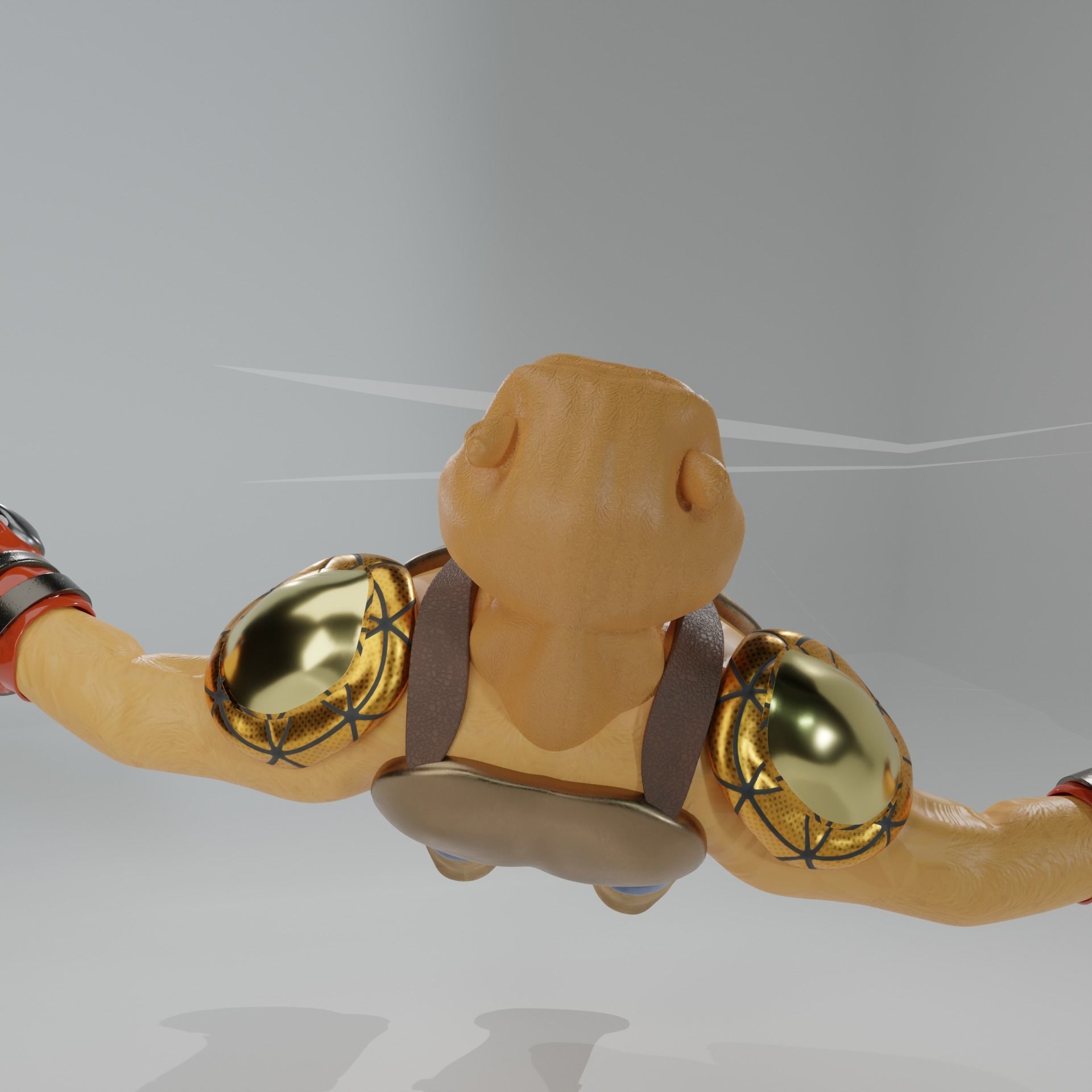3D model Tiger with Humanoid Body Rigged VR / AR / low-poly | CGTrader