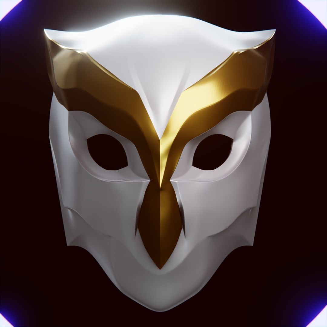 OWL COURT MASK VARIATION 3D model 3D printable | CGTrader