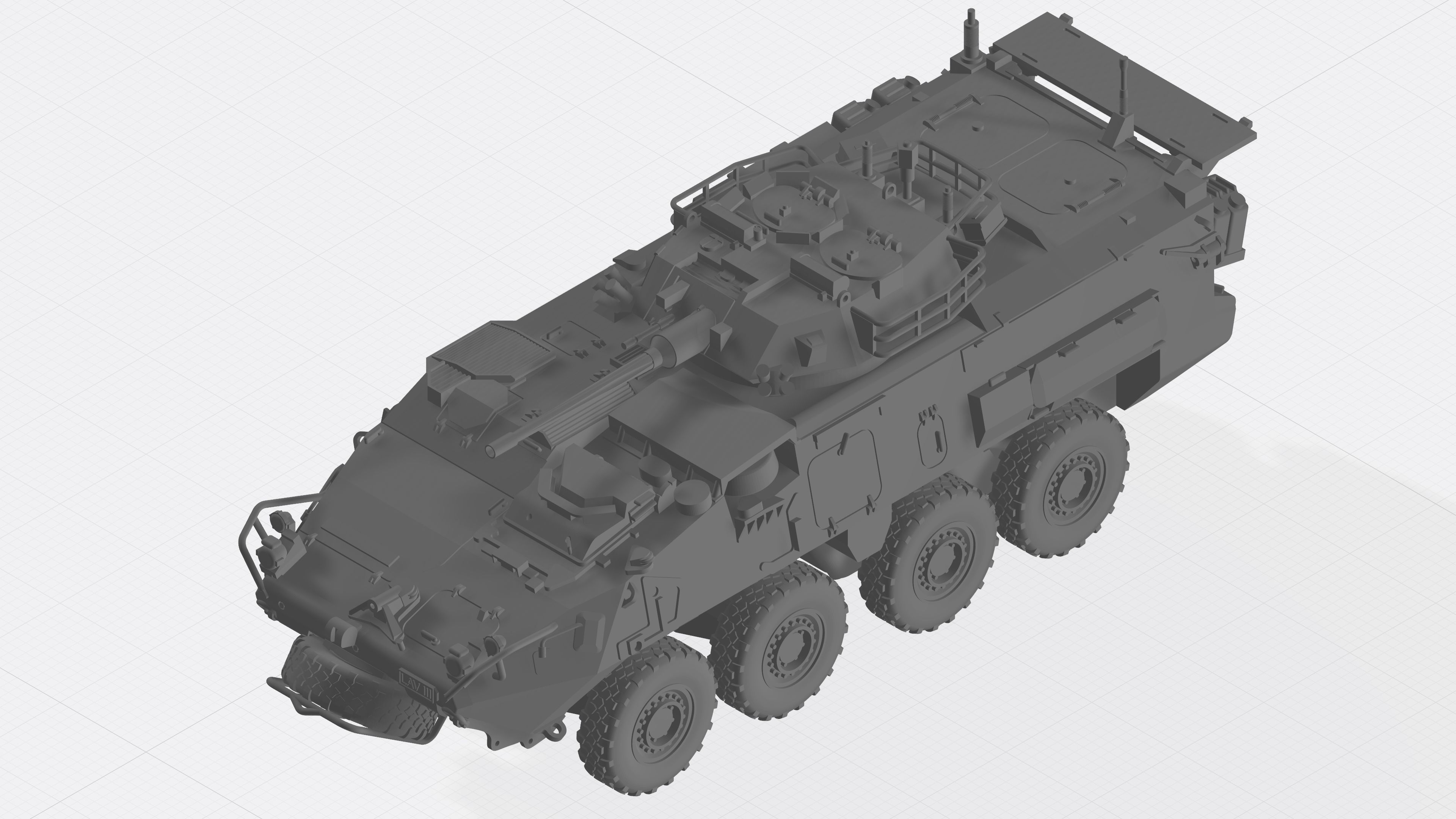 LAV III Kodiak NZLAV 3D model 3D printable | CGTrader