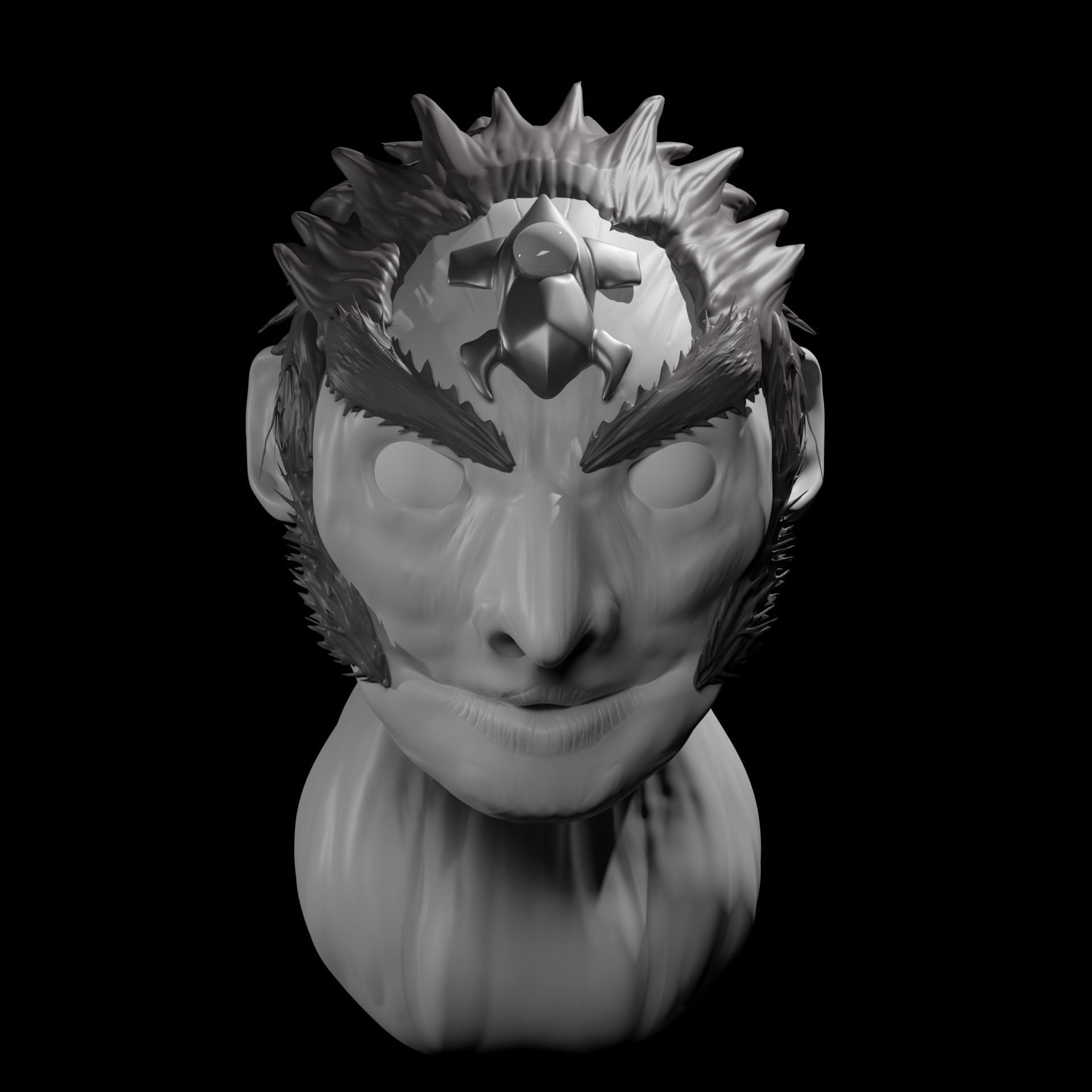 Ganondorf Head Sculpt from The Legend of Zelda Ocarina of Time 3D model ...