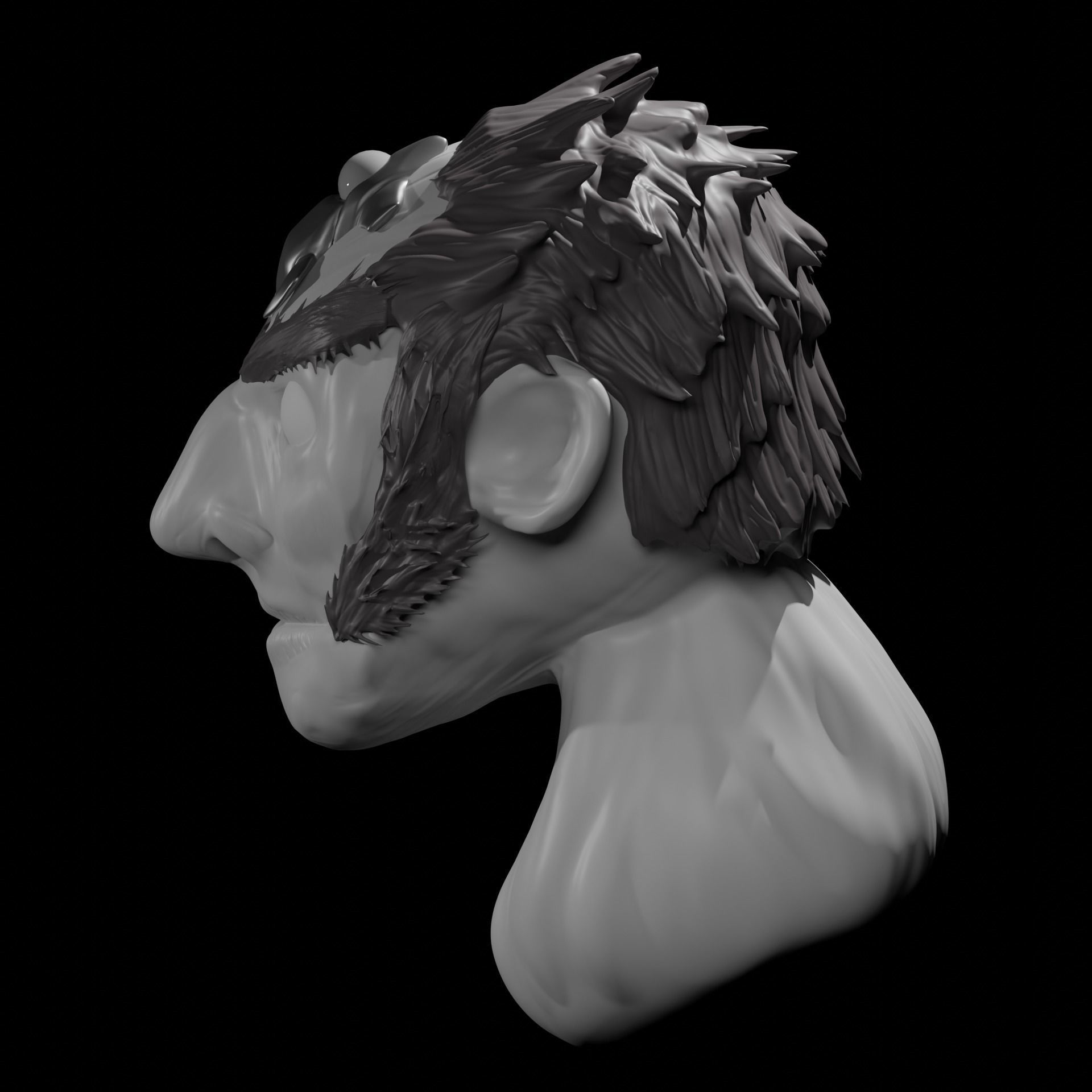 Ganondorf Head Sculpt from The Legend of Zelda Ocarina of Time 3D model ...