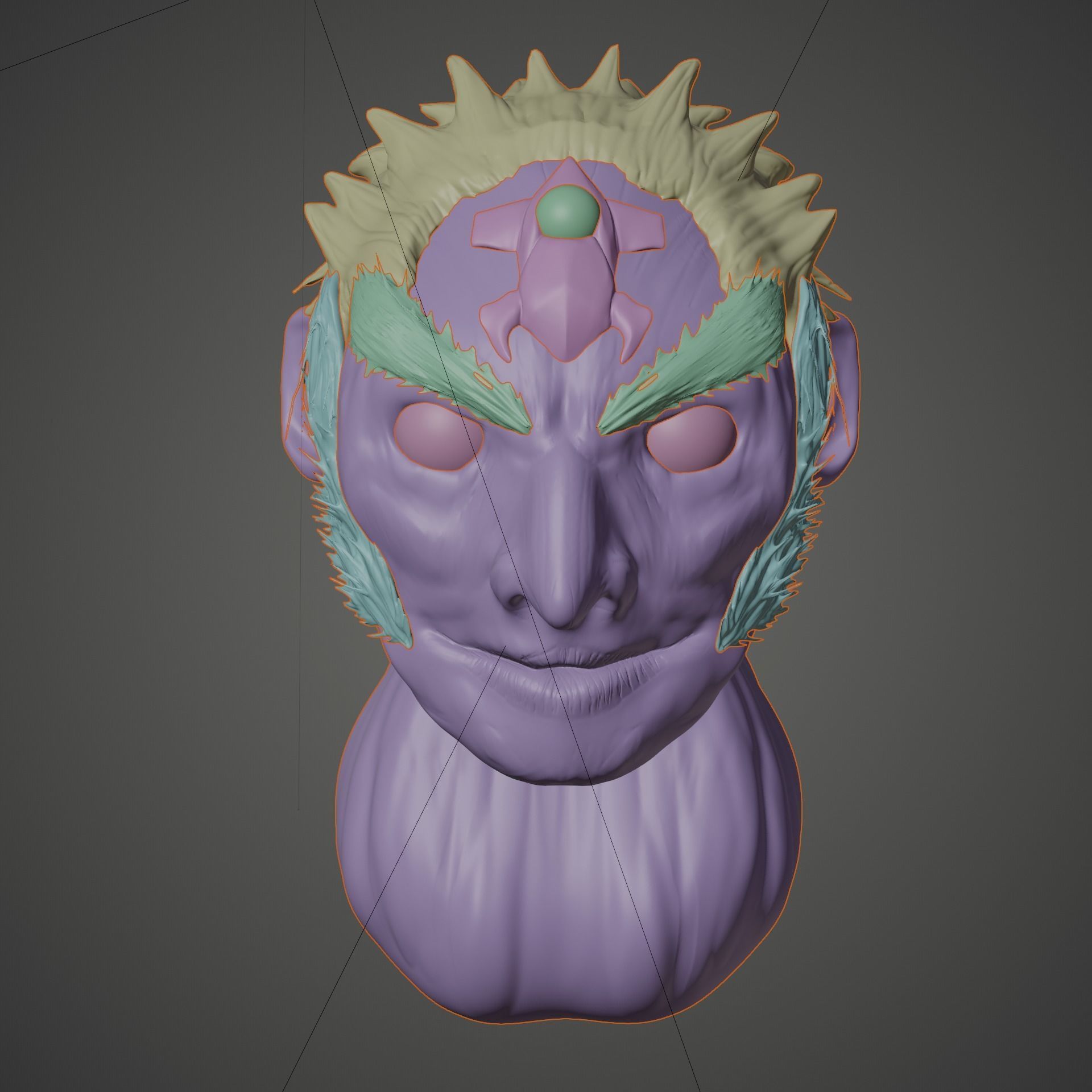 Ganondorf Head Sculpt from The Legend of Zelda Ocarina of Time 3D model ...
