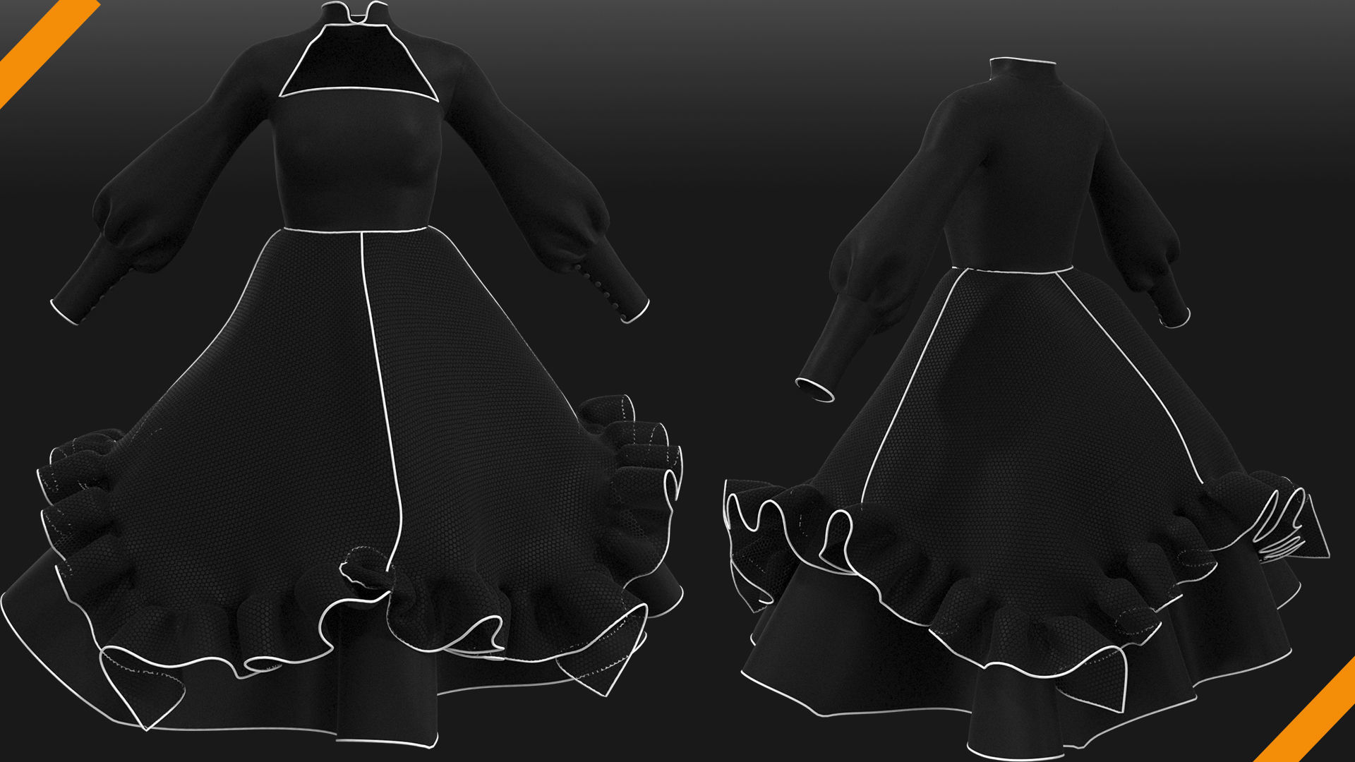 womens cloth 3D model | CGTrader